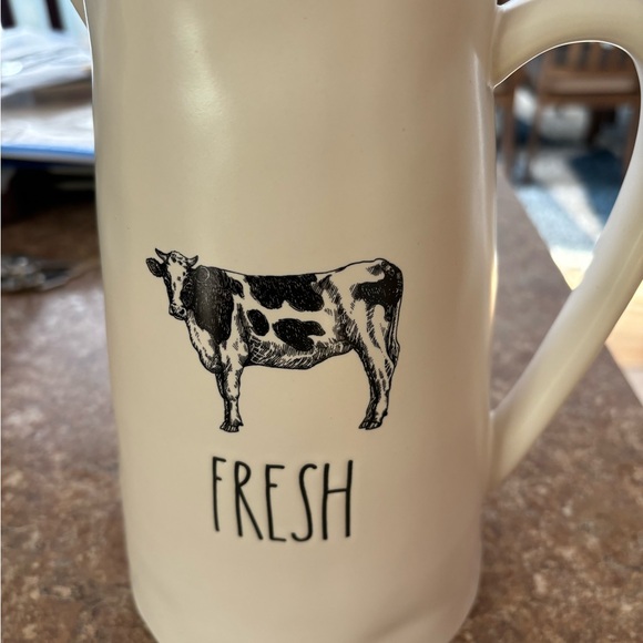 Rae Dunn | Dining | Rae Dunn Fresh Farm Line Cow Pitcher | Poshmark